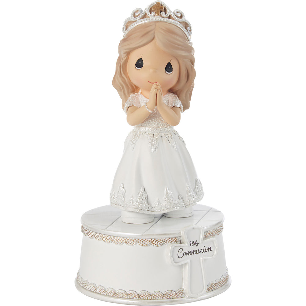 Precious Moments 212102 Holy Communion Girl Resin Musical
